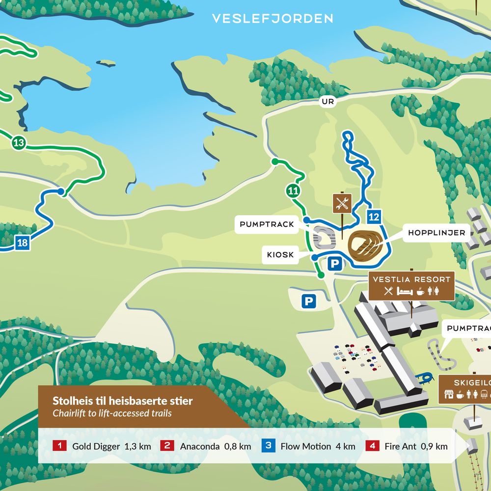 Vestlia Sykkelpark - Norway - Dusty B Design