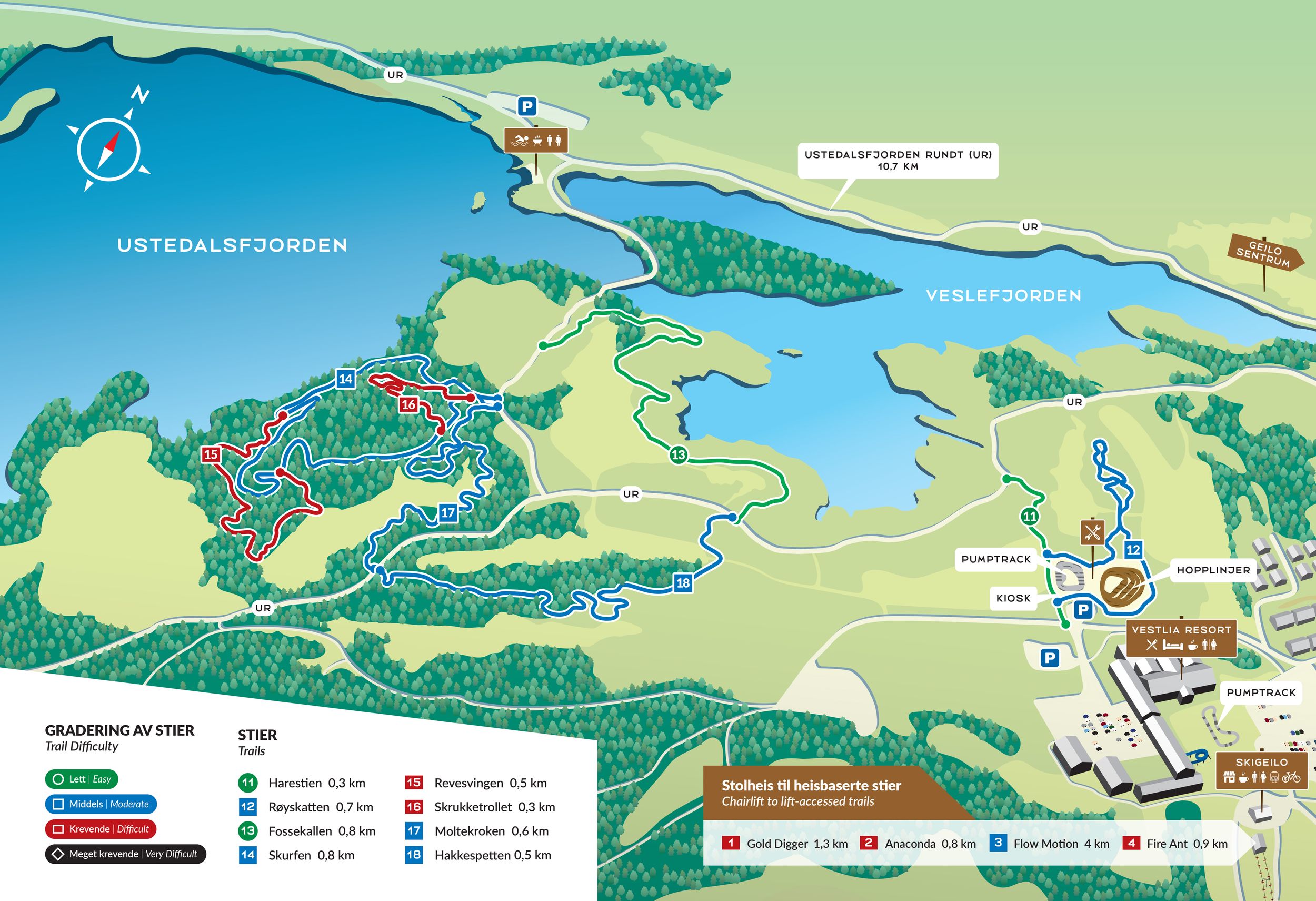 Vestlia Sykkelpark - Norway - Dusty B Design